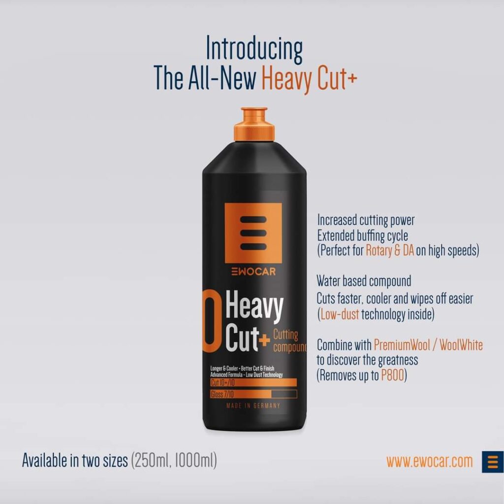 EWOCAR Heavy Cut + - Profi Shine Detailing